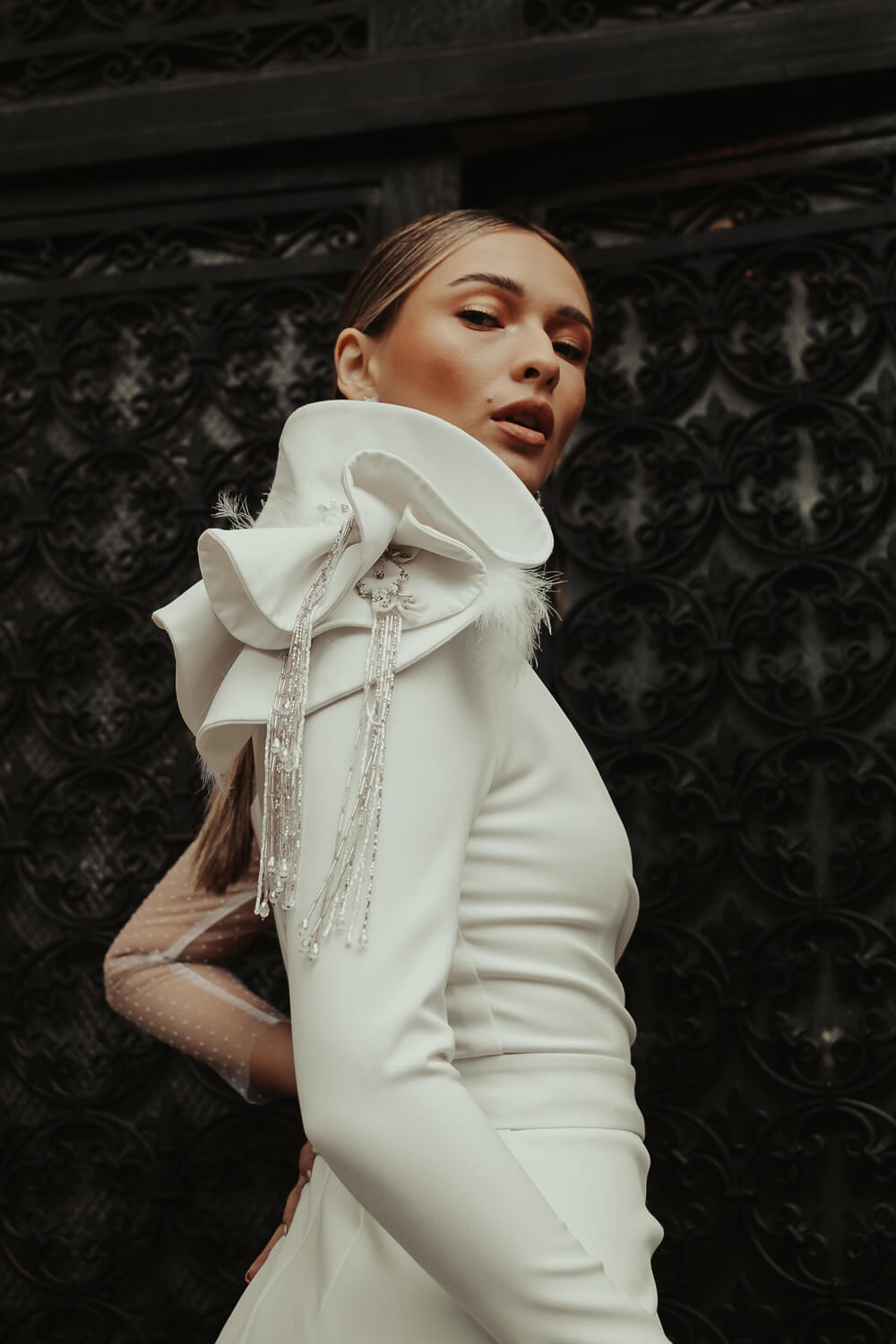 Rochie creion Anemona de la Style Up - Rochii cununie civila